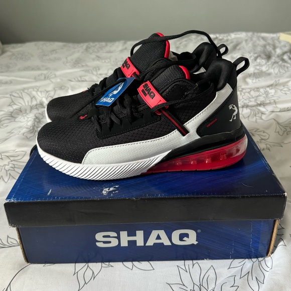 Shaq | Shoes | Shaq Analog Redwhiteblack Boys 5 | Poshmark